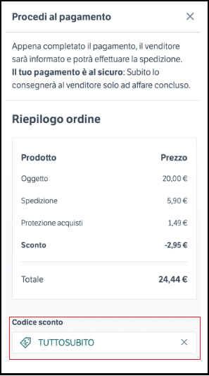 Codici Sconto – Subito Help Center